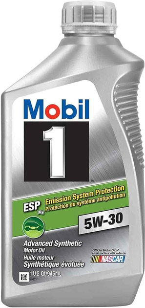 Масло моторное синтетическое Mobil 1 ESP X2 5W-30 Diesel & Gas 0.946 л ...
