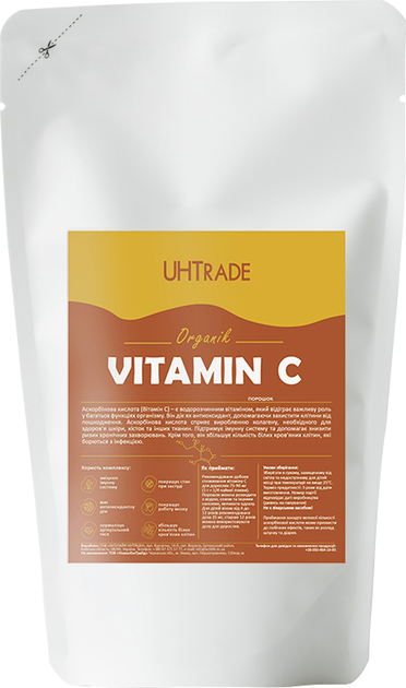 Витамин-С UHT Аскорбиновая кислота 500 г (4820259880316) – фото, отзывы ...