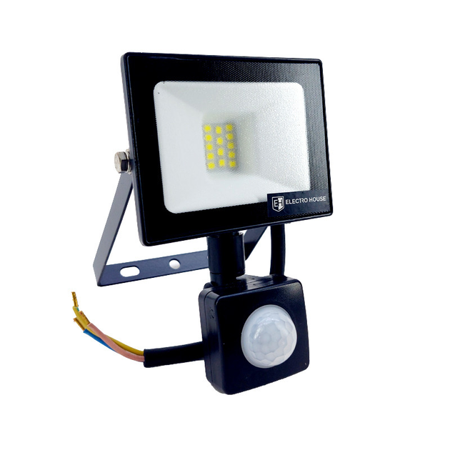 LED прожектор с д. движения 10 Вт 6500К 900 Лм IP65 – фото, отзывы ...