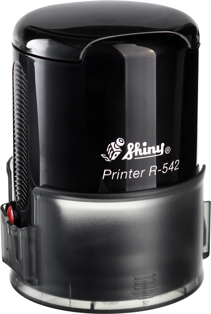 Оснастка для круглой печати d 42 мм Shiny R-542 черный корпус с крышкой ...