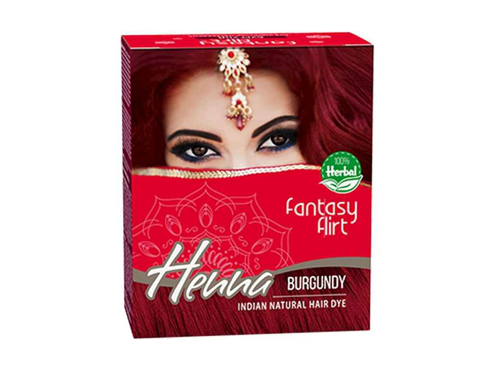 Хна FANTASY FLIRT Бургунд Індійська Burgundy 6шт х10г від продавця ...