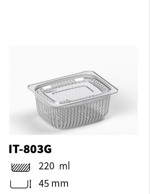 Контейнер пластиковий для гарячих харчових продуктів з кришкою IT ...