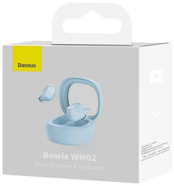 Навушники Baseus Bowie WM02 True Wireless Earphones Blue (NGTW180003 ...