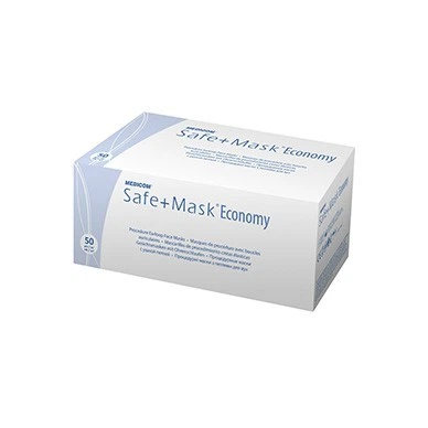 Маска захисна медична на резинках Medicom Safe + Mask® Economy 100 шт ...