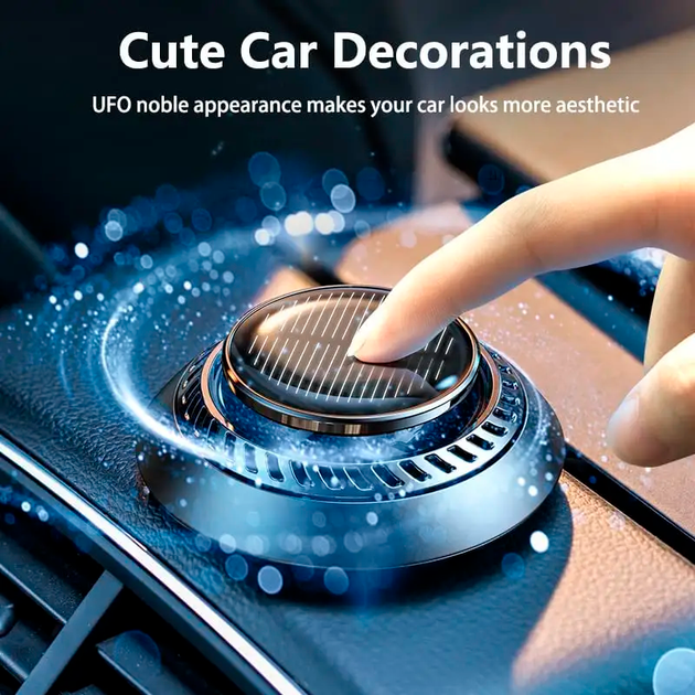 Автомобильный ароматизатор на солнечных батареях с вращающимися диском ...