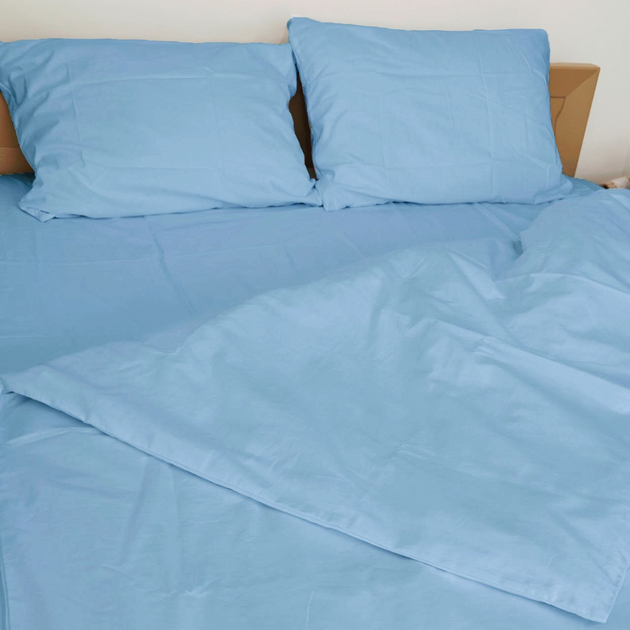 Простынь без резинки Бязь Blue 150*220 см Голубой – фото, отзывы ...