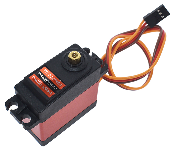Сервопривод Tiankongrc TD-8120MG 20кг 180 градусов 4,8-6,6В – фото ...