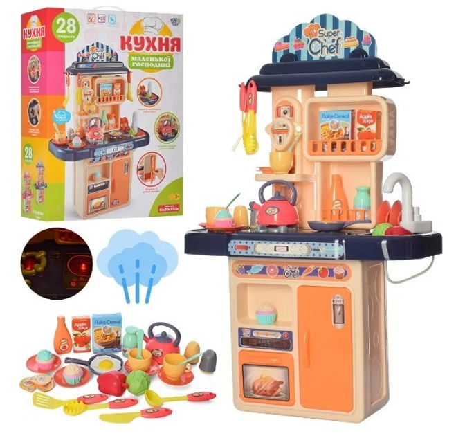Детский игровой набор интерактивная кухня большая LIMO TOY 16854A плита ...