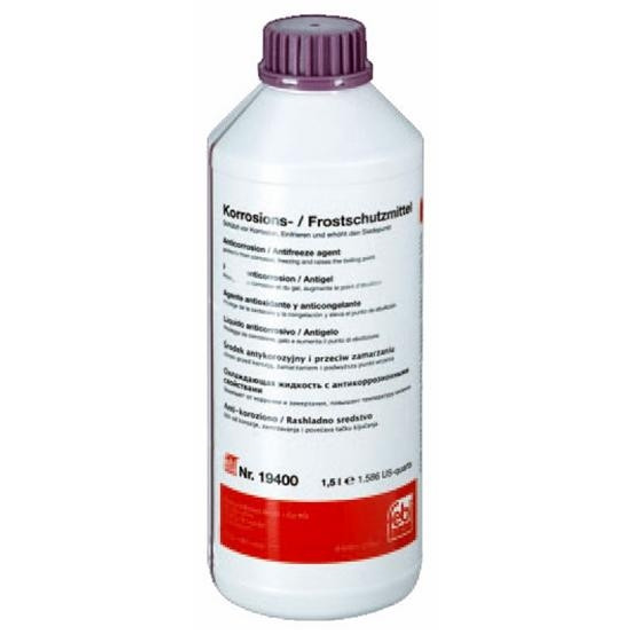 Антифриз-концентрат (фиолетовый) FEBI G12 1,5 л 19400 – фото, отзывы ...