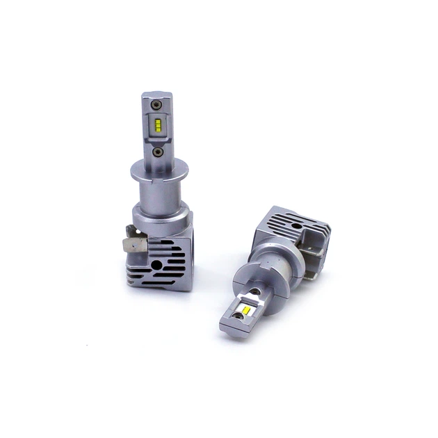 Комплект LED ламп M3 H3 6000K 9-32 V 27W радиатор с вентилятором (диод ...