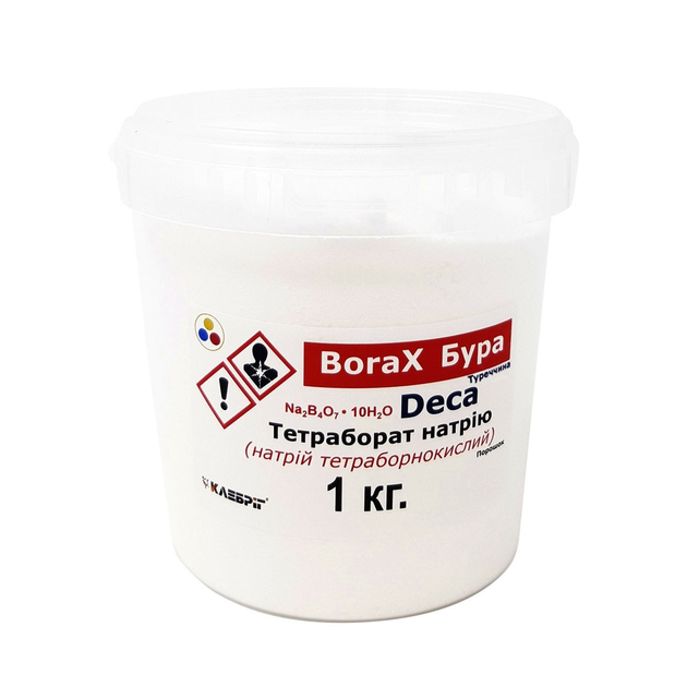 Borax Klebrig 1кг Боракс Тетраборат Натрия ведерко Б.ДЕКА-В-1 – купить ...