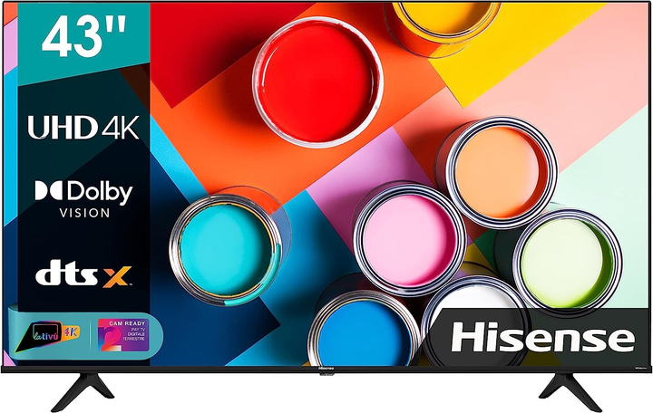 Телевизор 43 дюйма Hisense 43A6FG (Bluetooth 4K Smart TV HDR) купить в ...