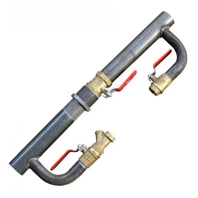 Длинный байпас 40 (1 1/2") STA в комплекте с краном для отопления 330 ...