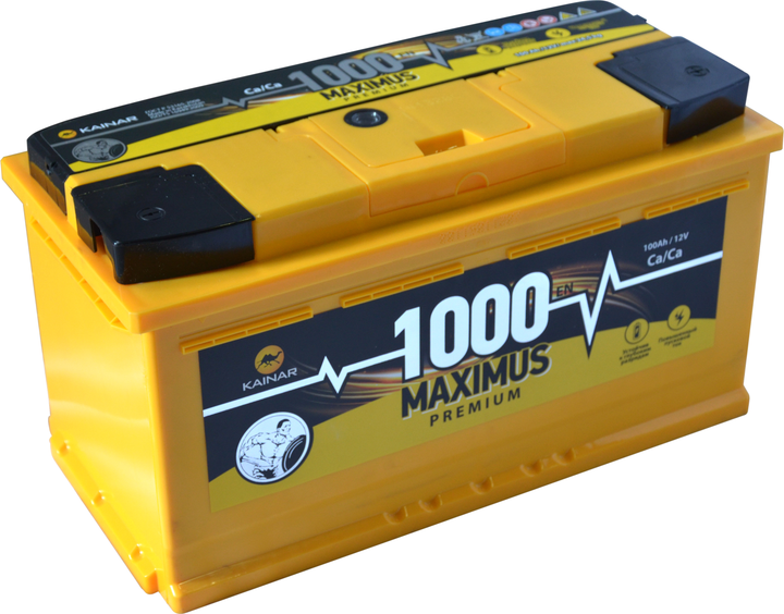 Автомобильный аккумулятор Kainar Maximus Premium 100 Ah (-/+) EN1000 ...