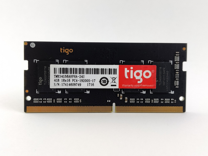 Оперативная память для ноутбука Sodimm Tigo Ddr4 4gb Pc4 2400