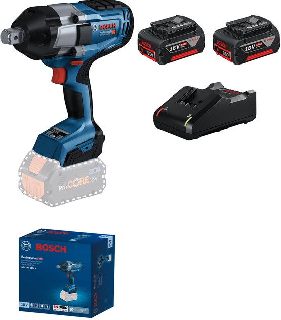 Набір Акумуляторний ударний гайковерт Bosch Professional GDS 18 В-1050 ...