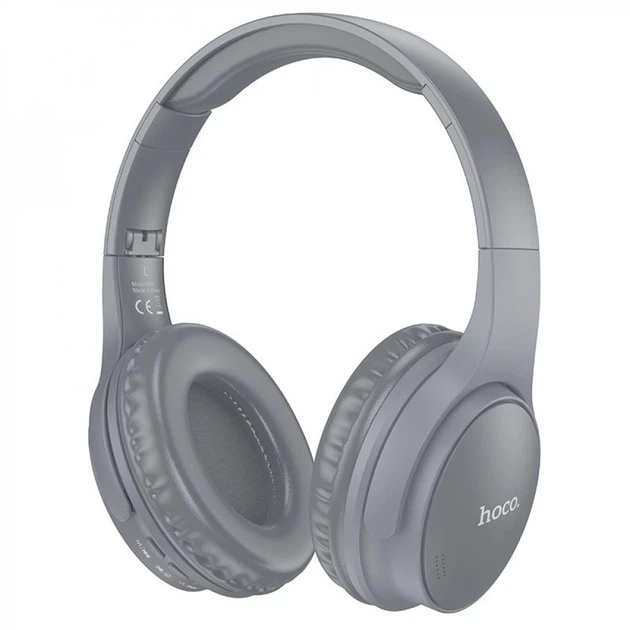 Беспроводные накладные наушники лопухи Hoco W40 Mighty Bluetooth gray ...