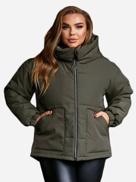 Куртка зимняя короткая женская Faer 335 52 Хаки (4821000147245) – в ...