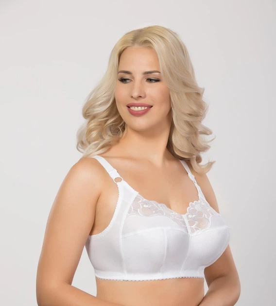 Бюстгальтер без кісточок з вишивкою Elita білий 95E 249-B3E – Брендовая одежда | ROZETKA