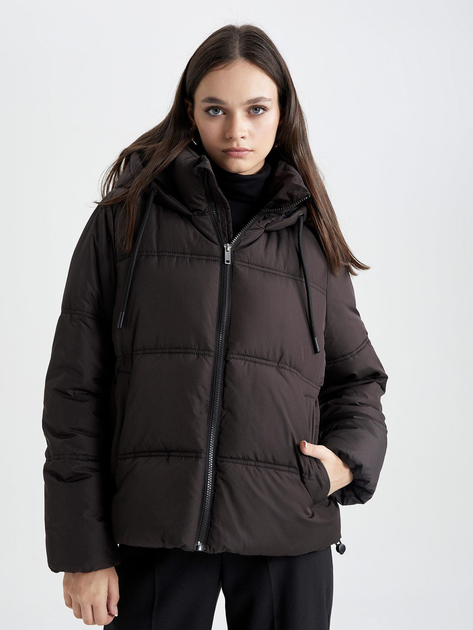 Куртка зимняя женская DeFacto A0757AX-BK27 S Black (8683523437564 ...