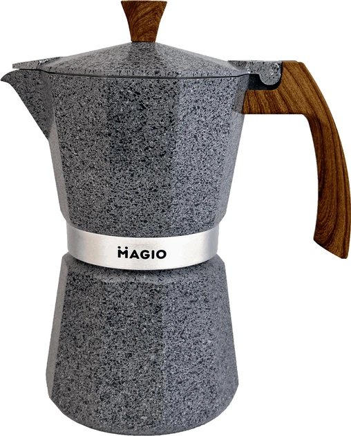 Гейзерная кофеварка Magio MG-1011 300 мл (MG-1011) – купить онлайн на ROZETKA