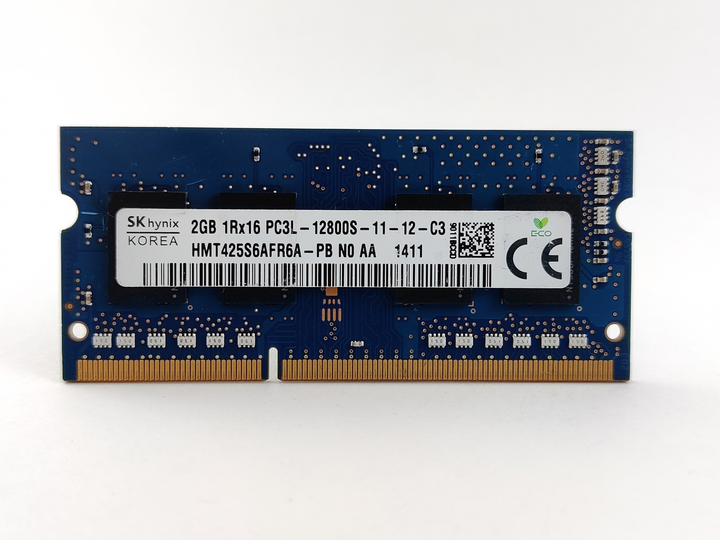 Оперативная память для ноутбука Sodimm Sk Hynix Ddr3l 2gb 1600mhz Pc3l