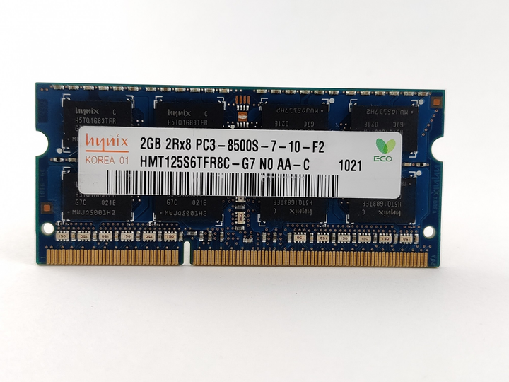 Оперативная память для ноутбука Sodimm Hynix Ddr3 2gb 1066mhz Pc3 8500s