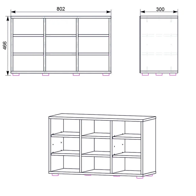 Тумба для взуття Компаніт ТО 26 Горіх екко 402510654 купити онлайн