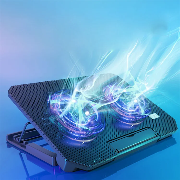 Підставка для ноутбука з охолодженням VHG C2-B, 2 fans with speeder ...