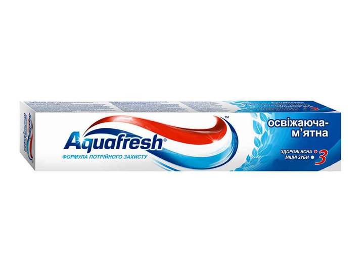 Зубна паста AQUAFRESH 50мл Освіжаюча м`ятна – купить онлайн на ROZETKA