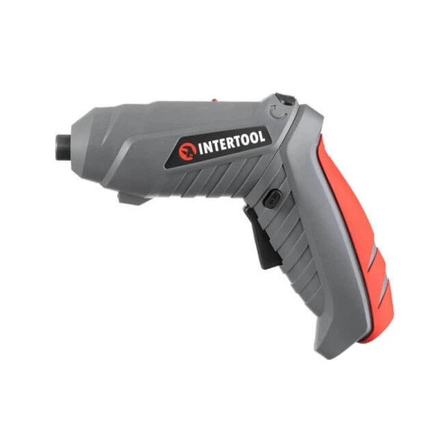 Викрутка акумуляторна 3.6 V, NiCd, поворотна рукоятка, кейс+насадки INTERTOOL DT-0302 – фото ...