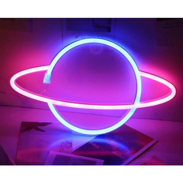 Неоновый светильник Neon Lights "Юпитер" Ночник декоративный настенный ...