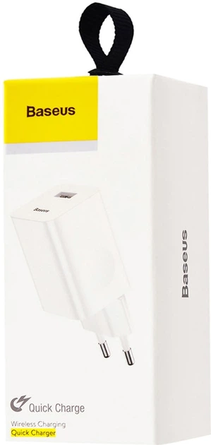 МЗП Baseus Wall Charger QC 3.0 CCALL-BX02 White (165726) – фото, відгуки, характеристики в ...