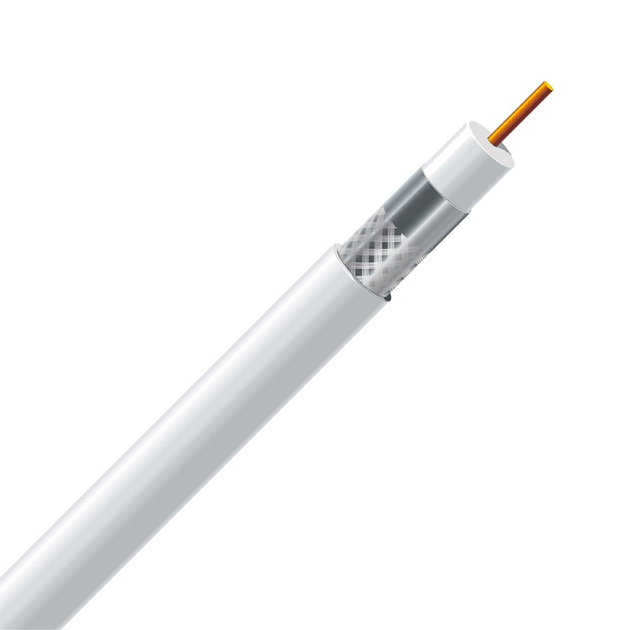 Кабель коаксиальный ЗЗКМ RG 6 Coaxial Cable (72575) антенный – фото ...
