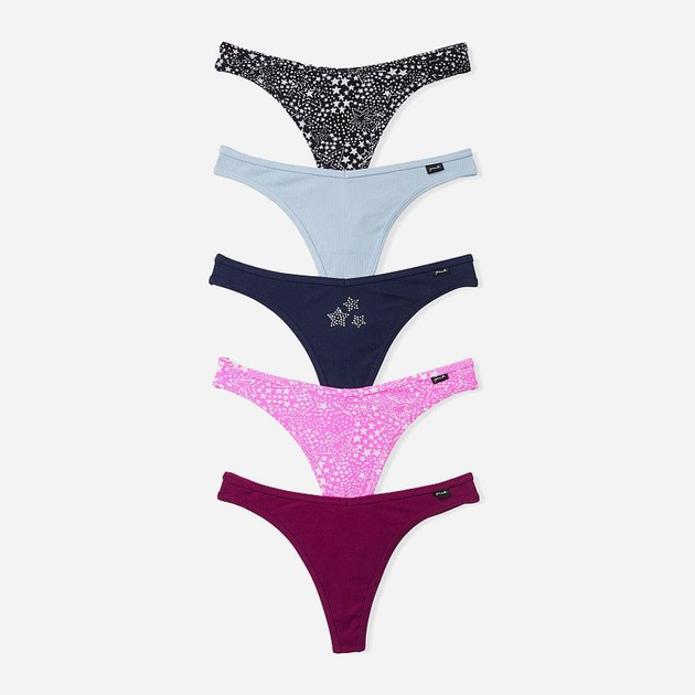 Набор трусиков стринги женские Victoria's Secret 663615143 M 5 шт ...