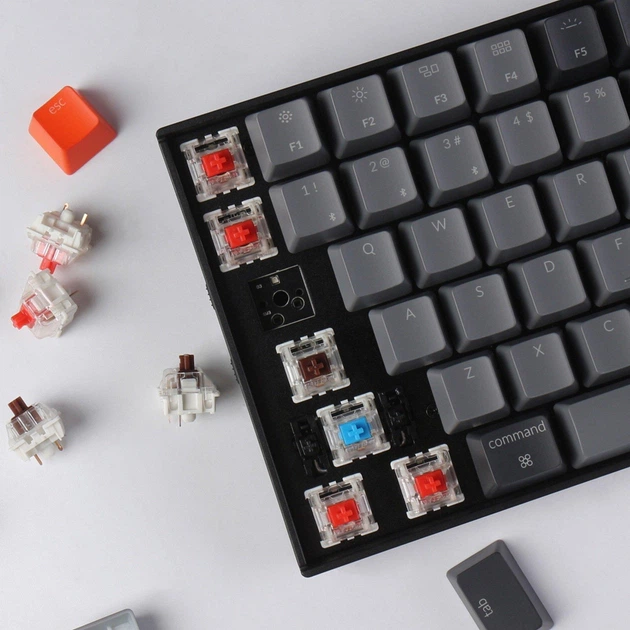 Клавіатура Keychron K4 100Key, Gateron G PRO Red, BT/USB-A, EN/UKR ...