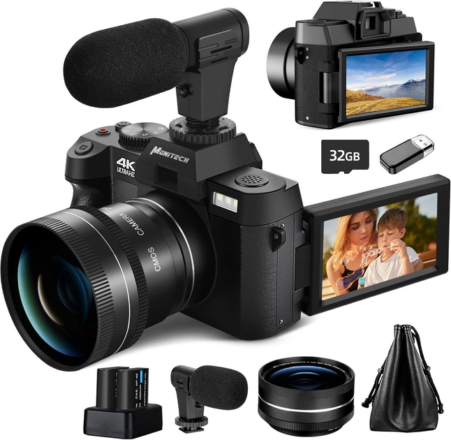 Цифрова камера Monitech для фото та відео, 4K 48MP купить на ROZETKA ...