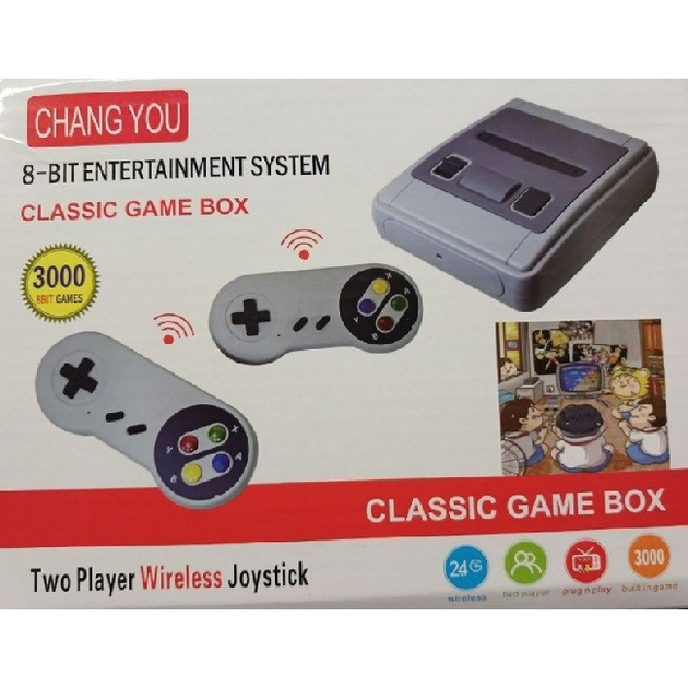 Игровая приставка с беспроводными джойстиками 3000 игр LH-35 8456 Grey ...