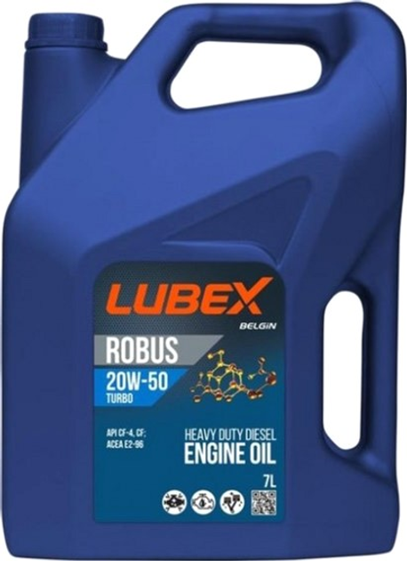 Моторное масло Lubex Robus Turbo 20W-50 KLI 3X7 LT (8695831266026 ...