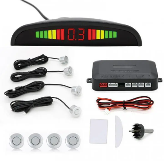 Парктроник (парковочный радар) Assistant Parking Sensor на 8 белых ...