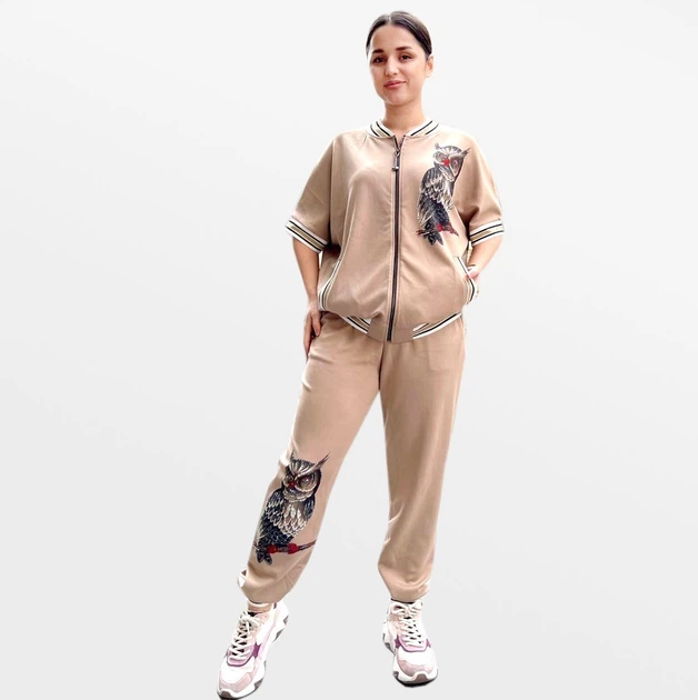 Женский костюм Balmira бежевый 54/56 ж393 – Брендовая одежда | ROZETKA