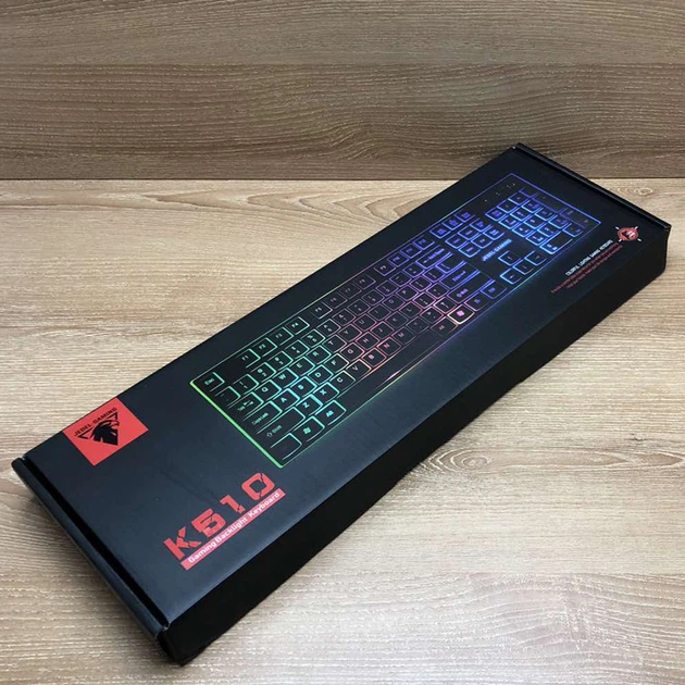 Игровая проводная клавиатура с подсветкой и мышкой Jedel K510 Черный – фото, отзывы ...