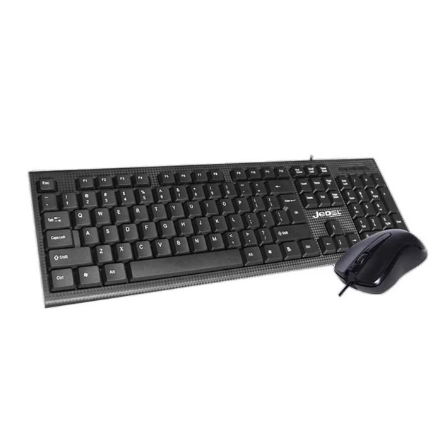Компьютерные проводные клавиатура и мышка Jedel G17 Черный – фото ...