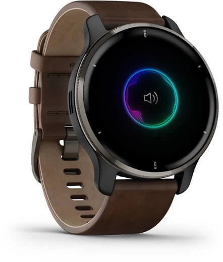 Смарт-часы Garmin Venu 2 Plus Slate Stainless Steel Bezel With Slate ...