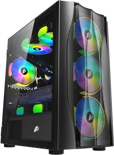 Корпус 1stPlayer X3-M-4F1-BK – фото, отзывы, характеристики в интернет ...