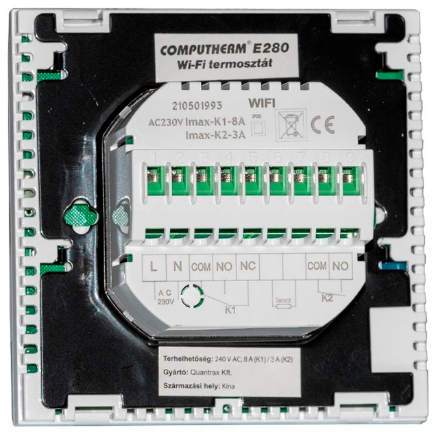 Терморегулятор Computherm E280 Wi Fi фото отзывы характеристики в интернет магазине Rozetka