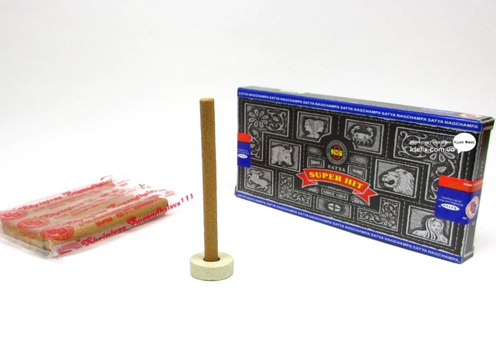 Аромапалочки Satya Super Hit dhoop sticks безосновные Супер Хит 15г ...