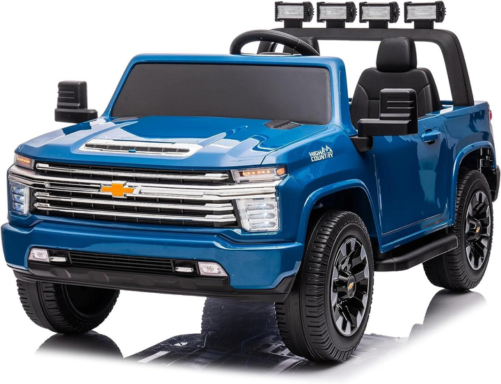Детский электромобиль с пультом внедорожник Chevrolet Синий – фото ...