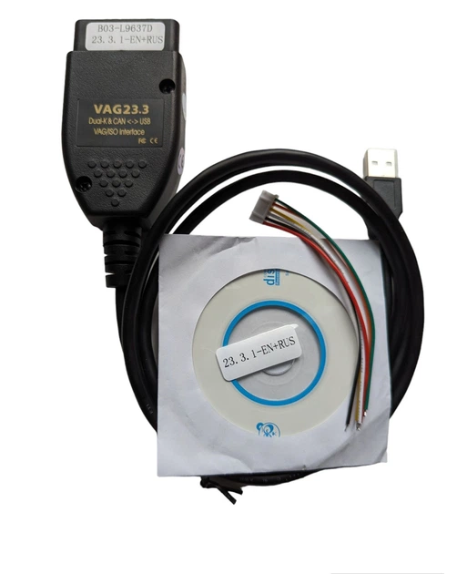 Автосканер VAG 23.3 B03 с чипом L9637d для автомобилей VW/Audi/Skoda ...