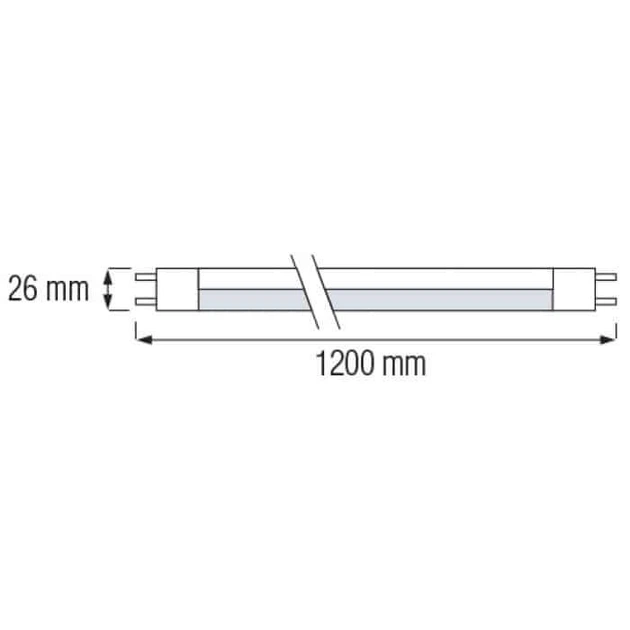 Лампа светодиодная 18W Horoz Electric TUBE-120 T8 G13 4000К 120см ...